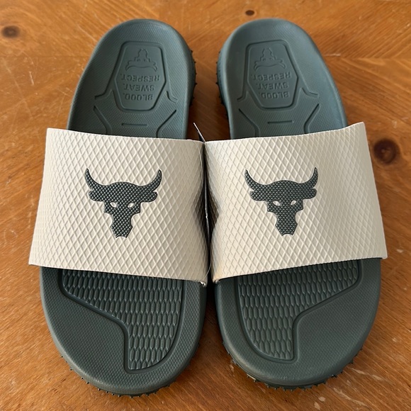 Under Armour | Shoes | Mens Under Armour Project Rock Slides Michelin ...